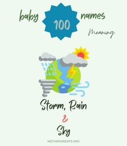 100 Baby Names That Mean Storm, Rain, Sky, and More: Male, Female, and ...