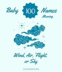 100+ Heavenly Names That Mean Wind, Air, Flight, or Sky - WeTheParents