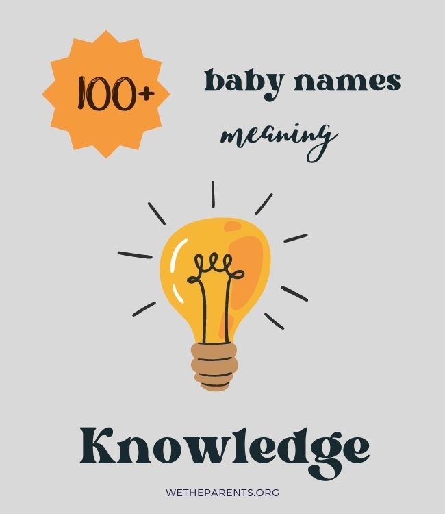 100+ Names That Mean Knowledge (Boy, Girl, Nonbinary) - WeTheParents