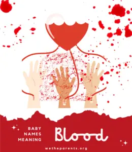 Name that means blood